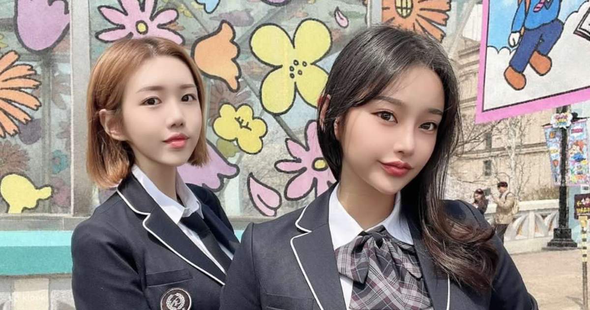 Cho thuê đồng phục học sinh kiểu Gangnam Gyobok ở Seoul - Klook Việt Nam